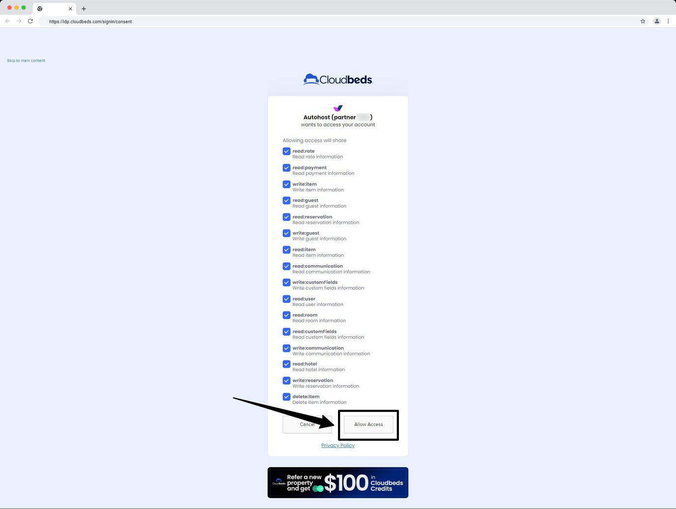 Cloudbeds Integration Guide