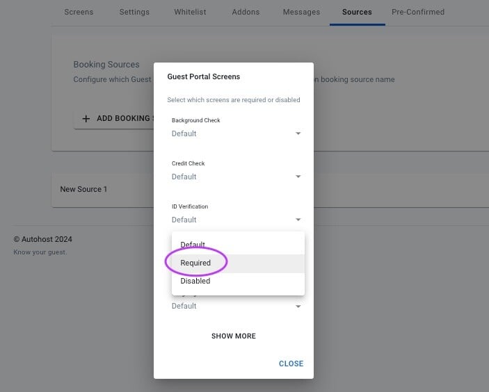 How can we customize security deposit settings for different booking ...